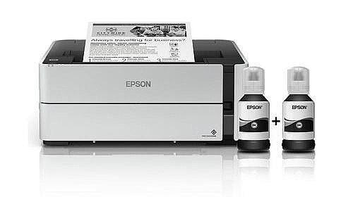 מדפסת דיו שחור/לבן Epson Ecotank M1170 A4 | מדפסות דיו שחור לבן ...